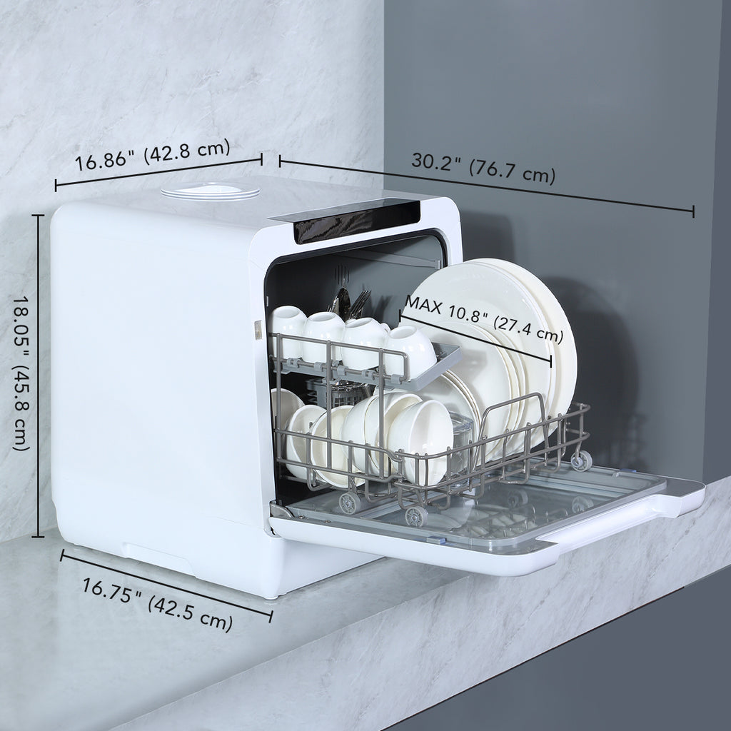 NANOVA D1 Compact Countertop Dishwasher