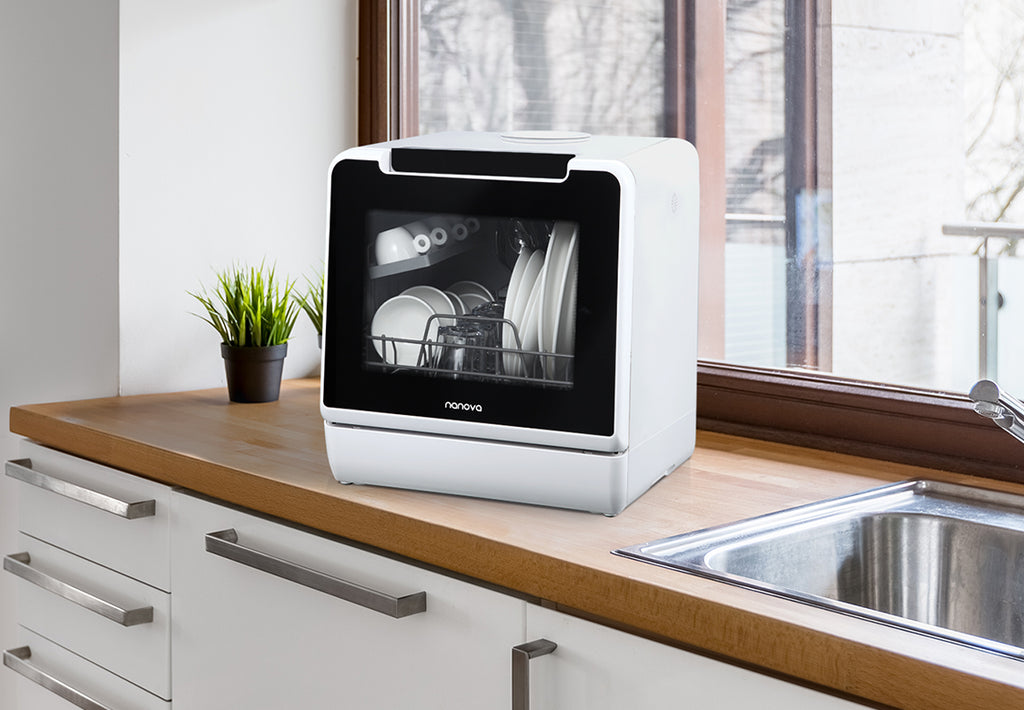 NANOVA D1 Compact Countertop Dishwasher